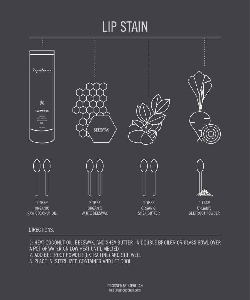 Quick & Easy DIY Coconut Oil Lip Stainn | Kapuluan Organic Coconut Oil